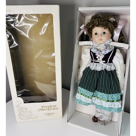 Gorham | Toys | 988 Vtg Gorham Porcelain Doll Fondest Memories Heidi ...